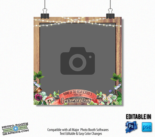Enchanted Forest Prom - Square - Photo Booth Graphics